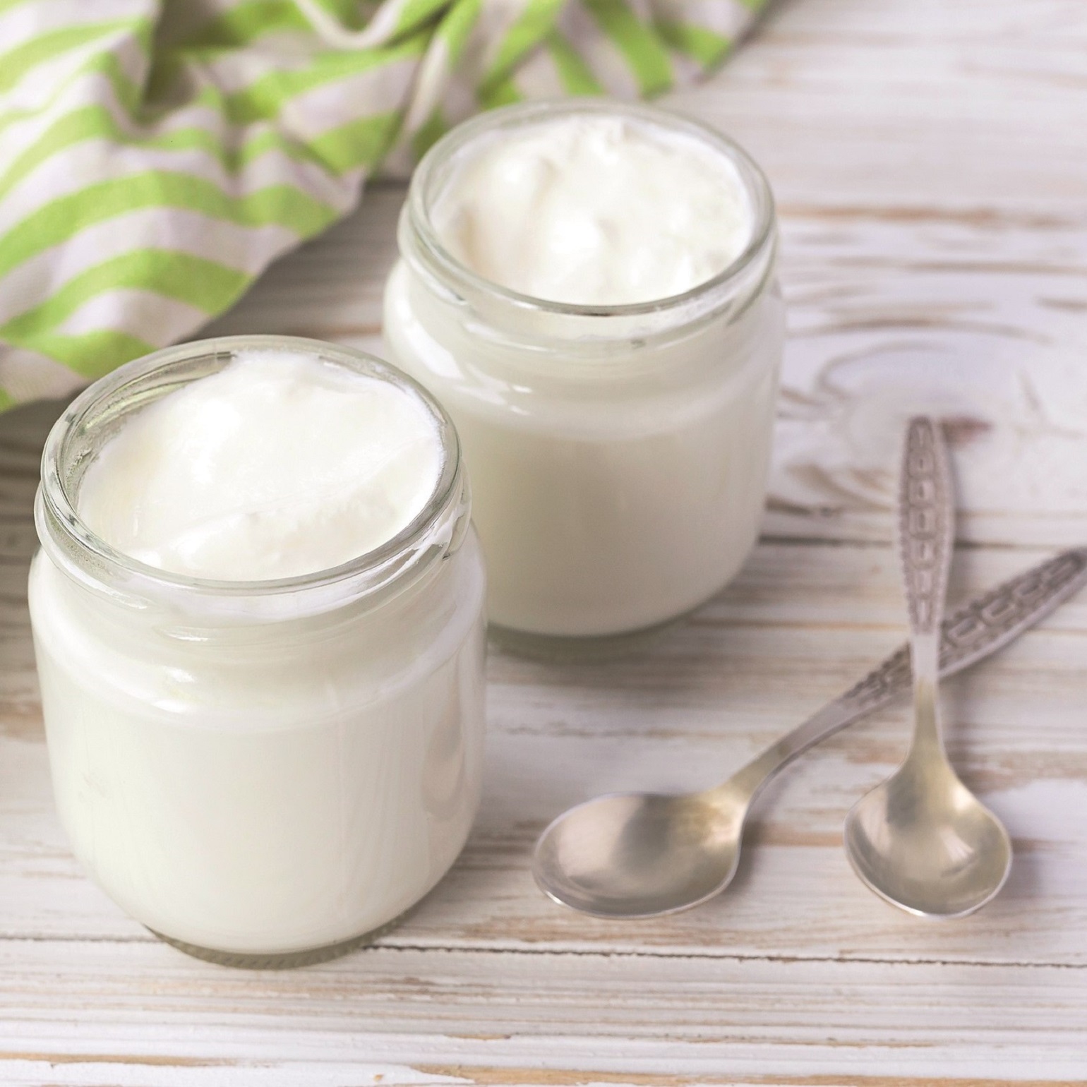 Various dairy products can be made from milk, such as yoghurt and ...